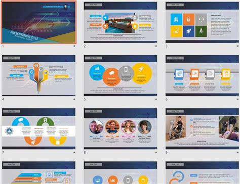 High Tech Powerpoint Template Sagefox Free Powerpoint Throughout High