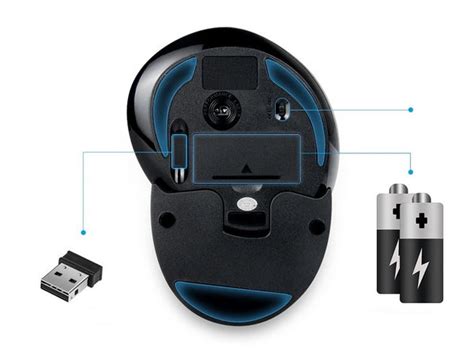 Ergonomic Vertical Wireless 6 Button Mouse Sugar And Cotton