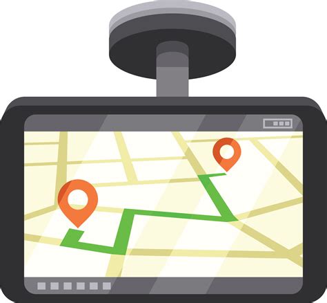 Vector Image Of A Gps Satellite Navigation Device 22599726 Vector Art