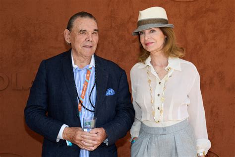 Photo Cyrielle Clair Et Son Mari Michel Corbière Au Village Lors Des Internationaux De France