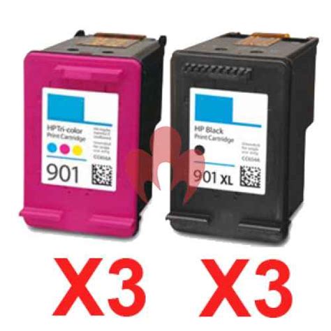 Hp Xl Black Colour Ink Cartridge X Pack Bk C Cc Aa Cc Aa Compatible Ink