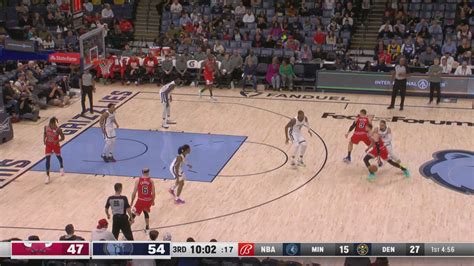 Two Point Three Point Field Goal Bulls Grizzlies NBA Official