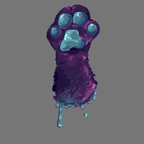 Glowing Paw By S4turnr1ngs On Deviantart