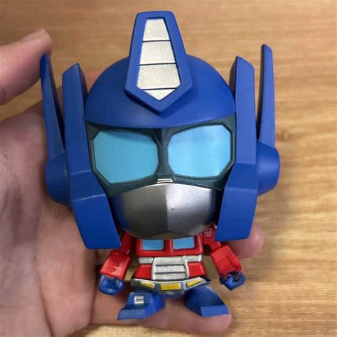 Transformers Cartoon Q Version Figure Optimus Prime Bumblebee Megatron