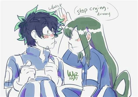 Pin By Tamako On Izuku Midoriya X Tsuyu Asui My Hero Academia Tsuyu