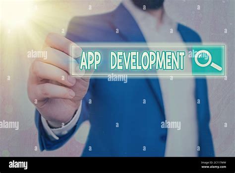 Handwriting Text Writing App Development Conceptual Photo Producing