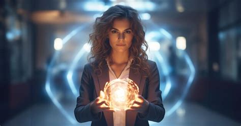 Premium Photo Young Female Quantum Physicist