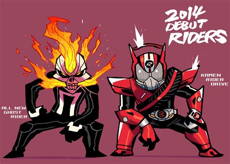Kamen Rider Drive Ghost Rider And Type Speed Marvel And 3 More