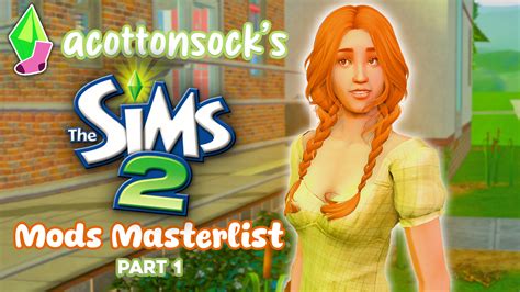 Acottonsocks Sims 2 Mods Masterlist Part 1 Acottonsocksims2 On Tumblr