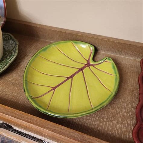 Ceramic Lily Pad Ring Dish Etsy