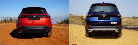 Tata Harrier Vs Tata Safari Team Bhp
