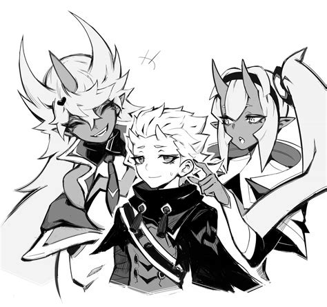Vyce Octavia And Zentaro Omega Strikers Drawn By Liyart Danbooru