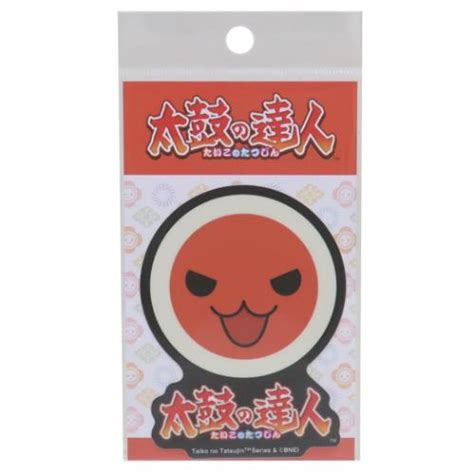 楽天市場ビニールシール 太鼓の達人 ダイカットステッカー どんちゃんフェイス ゼネラルステッカー デコステッカー 耐水耐光 メール便可