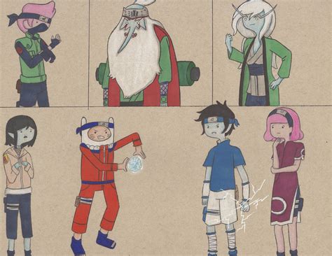 Adventure Time And Naruto By Arttoinfinity On Deviantart