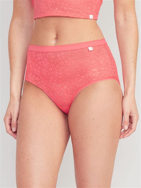 High Waisted Lace Bikini Underwear Old Navy