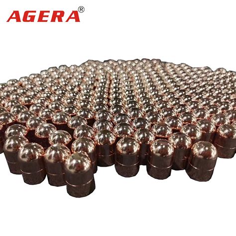 Cucrzr Material Spot Welding Electrode Cap Tip Copper Alloy Electrodes Resistance Weld Cap And
