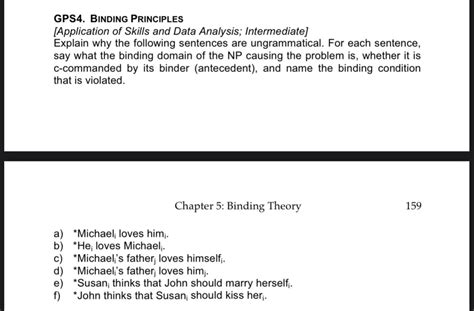 Solved Problem Sets 4 Explain Why The Following Sentences