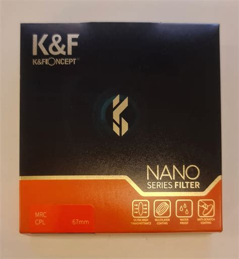 Kandf Concept 67mm Nano X Circular Polarizing Filter Cpl Photography