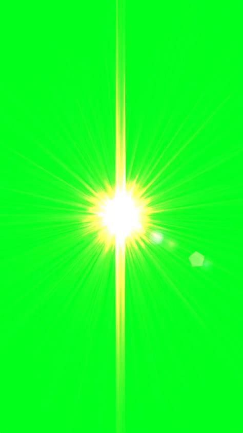 Lens Flare Animation On Green Screen Li Stock Video Pond5
