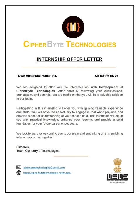 Internship Cipherbytetechnologies Webdevelopment Himanshu Kumar Jha