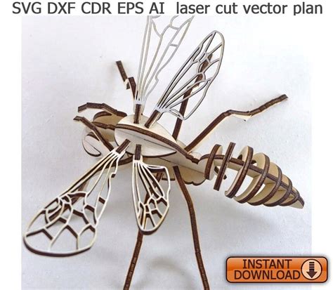 3d Puzzle Gazelle Cnc File Digital Vector Art Cnc Pattern Cdr Cnc Cut