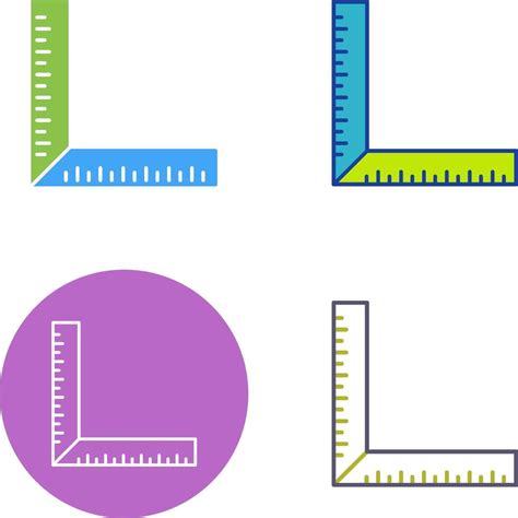 Square Ruler Icon Design 44027332 Vector Art At Vecteezy