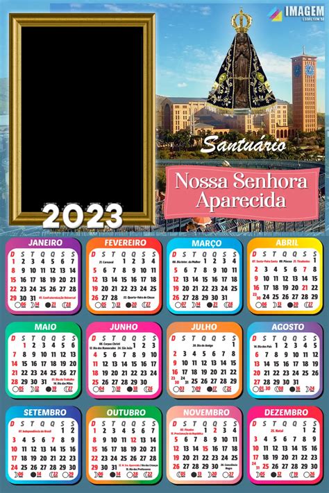 Calendário 2023 Santuário Nacional De Nossa Senhora Aparecida