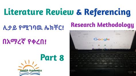 Research Methodology Literature Review And Referencing Part 8