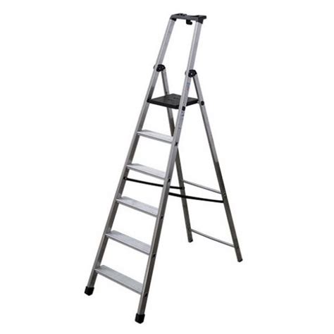 SCALA IN ALLUMINIO A 6 GRADINI PIANO