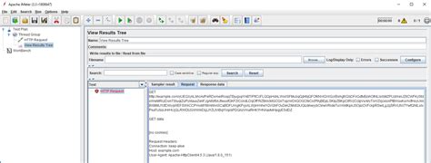 Swing Jmeter Request Path Maximum Size To Display Text Stack