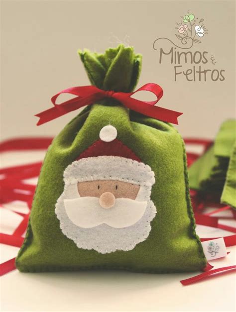 Utiliza bolsas de fieltro para tus obsequios navideños