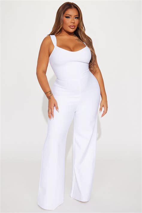 Discover Plus Size White Jumpsuits Fashion Nova