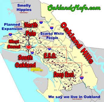 Map Of Oakland California Neighborhoods