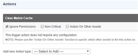 How To Configure A Trigger To Clear Cache On Updated Assets Tutorials Squiz Matrix 5