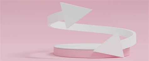 파스텔 핑크와 흰색 배경제품용 플랫폼 무대 쇼 화장품 프로모션 디스플레이3d 렌더링 삽화에 대한 받침대 발렌타인 최소 장면 3차원 형태에 대한 스톡 사진 및 기타 이미지
