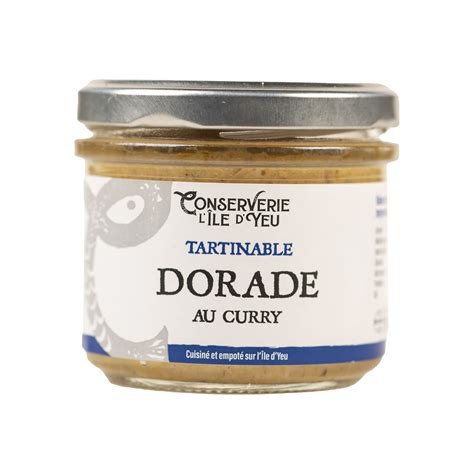 Tartinable Dorade Au Curry Conserverie De Lile Dyeu