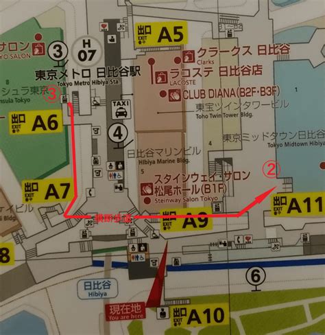 【日比谷駅】千代田線⇔日比谷線 簡単！ ベビーカー又は車いすでの乗り換えルート