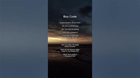 Boy Code Youtube