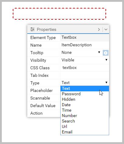 Designer Tools Textbox