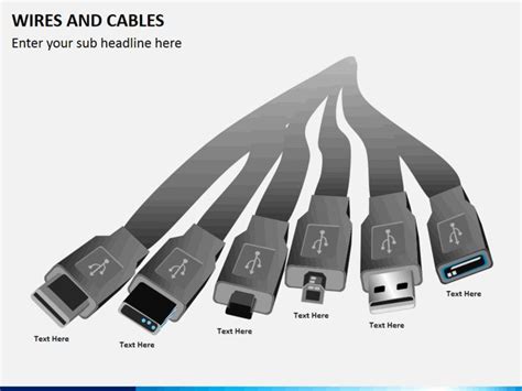 Wires And Cables PowerPoint And Google Slides Template Powerpoint