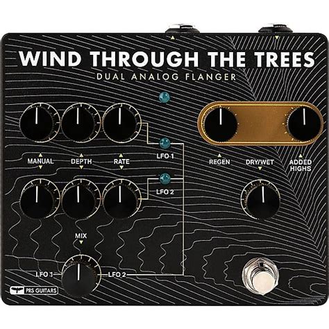 Prs Wind Through The Trees Dual Analog Flanger Pedal Reverb