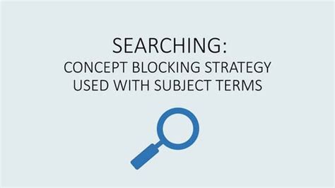 Strategies Concept Block Ppt