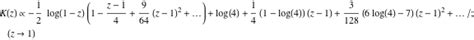 Complete Elliptic Integral Of The First Kind Introduction To The