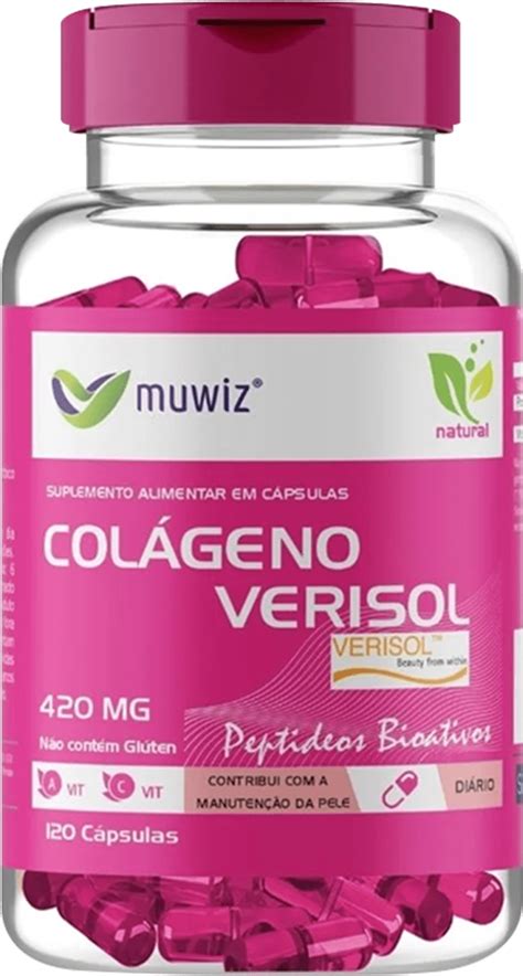 Suplemento Alimentar Muwiz Colágeno Verisol 420mg Beleza Na Web