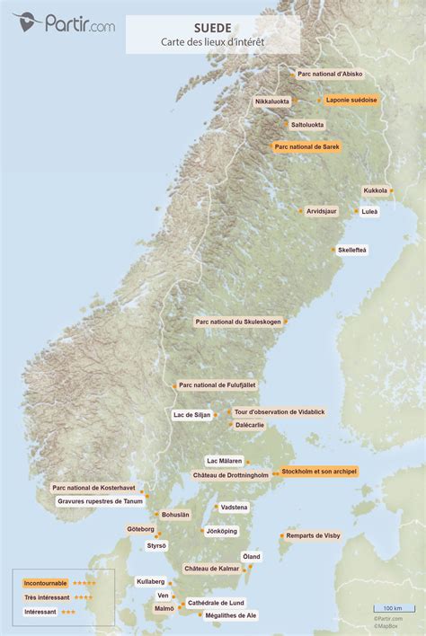 Carte Touristique De La Suède Voyage Carte Plan