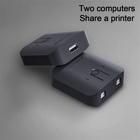 Acasis Usb Printer Sharing Switch Two In One Out S Grandado
