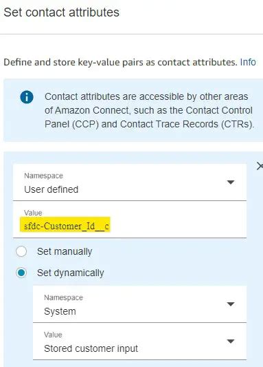 Populate Customer Entered Values From Amazon Connect In Salesforce