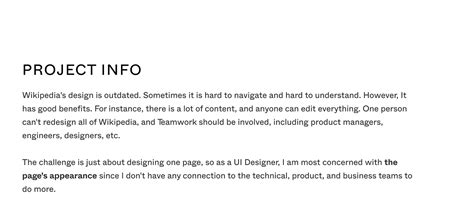 Wikipedia Redesign Behance