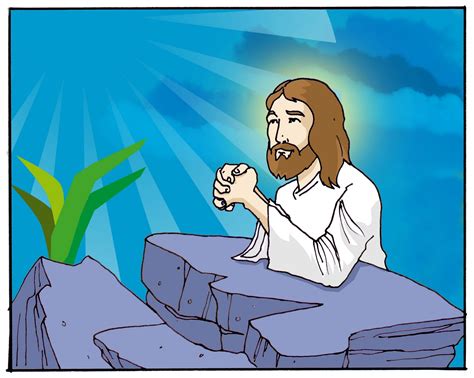 Jesus Orando Animado