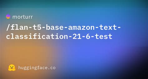 Morturr Flan T5 Base Amazon Text Classification 21 6 Test Hugging Face